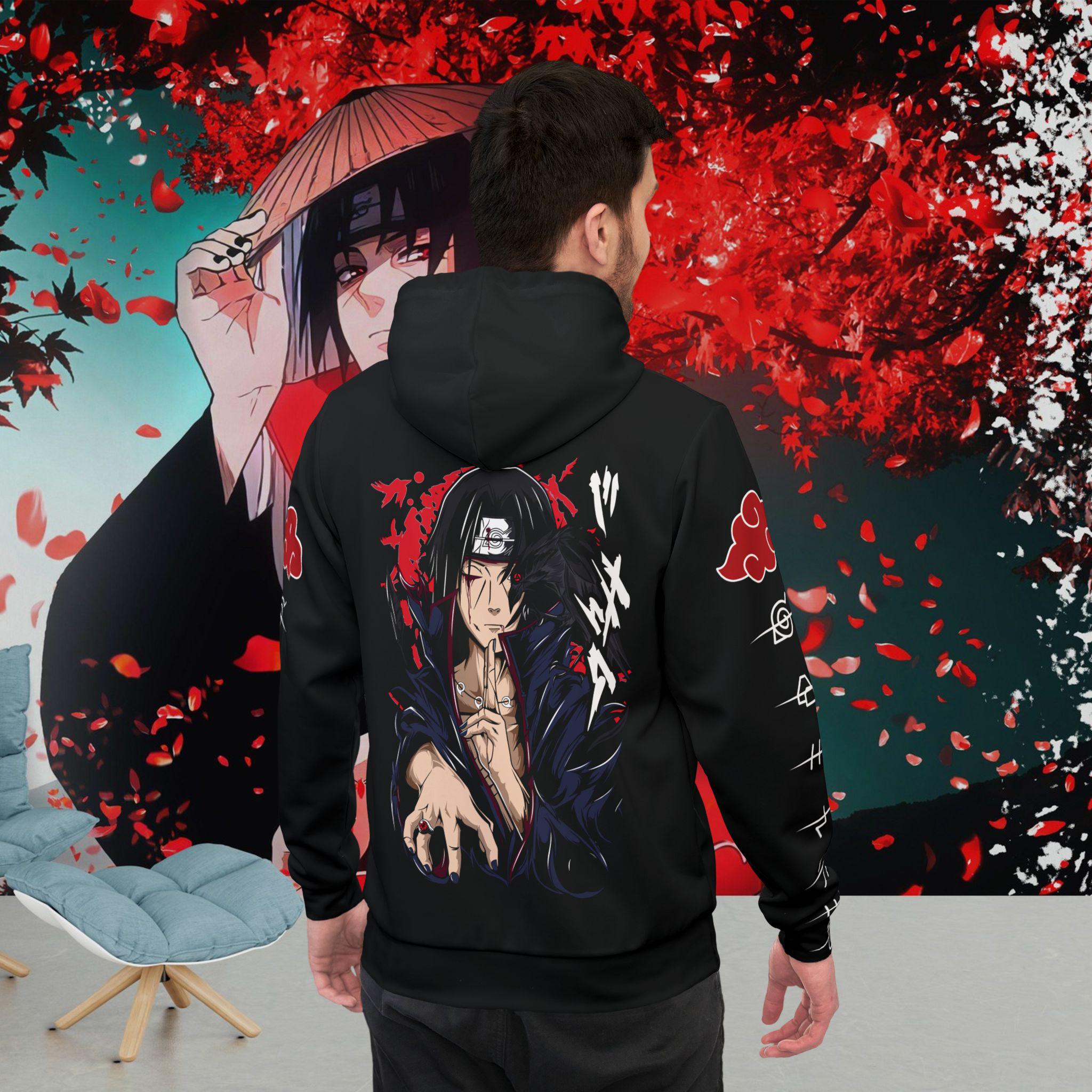 Itachi Athletic Hoodie Bold Anime Style, Maximum Comfort, Unisex ...