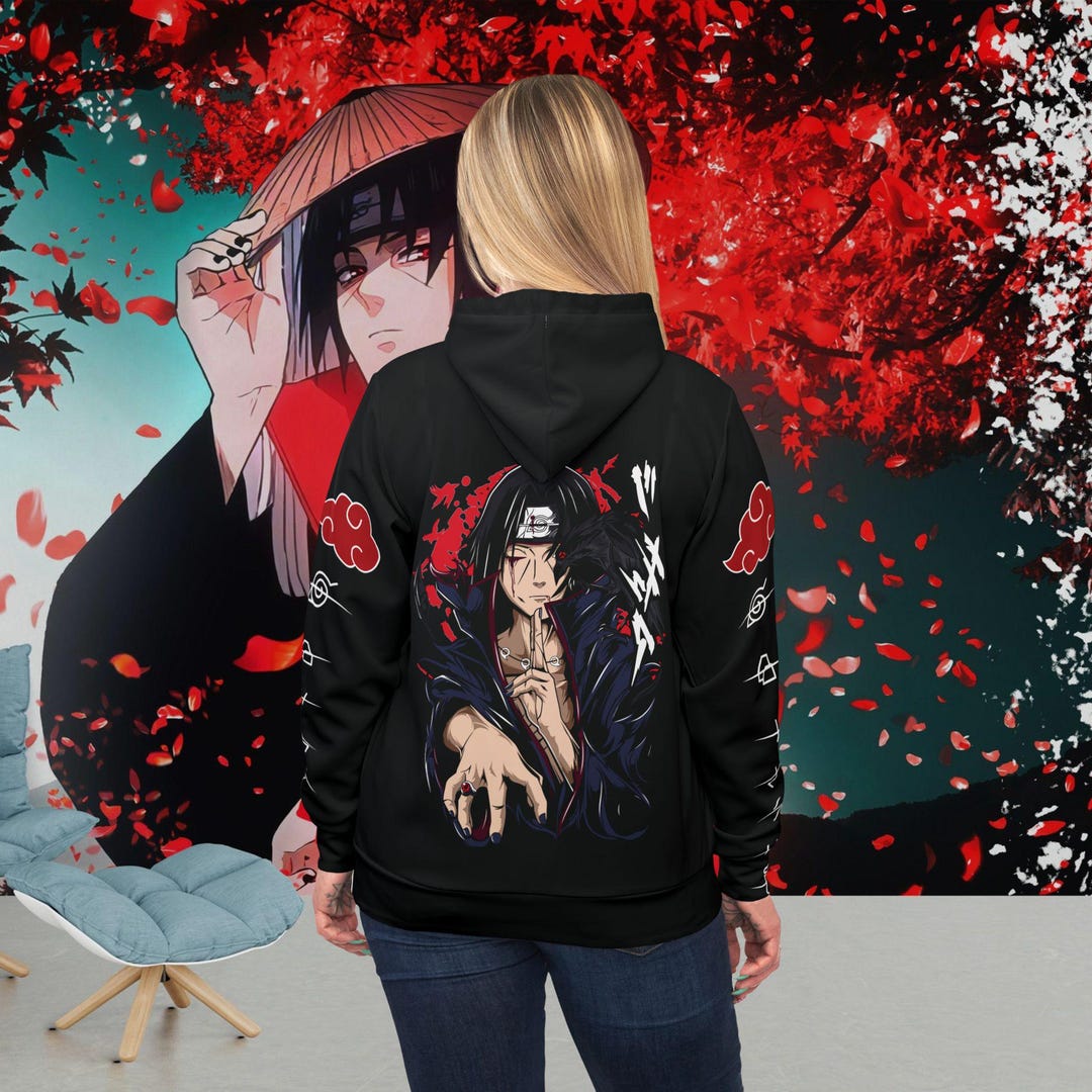 Itachi Athletic Hoodie Bold Anime Style, Maximum Comfort, Unisex ...