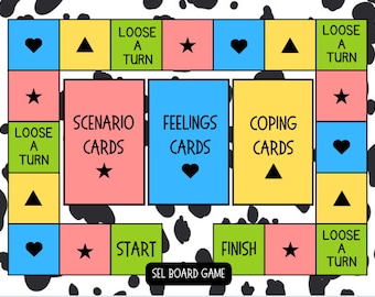 Winter SEL Therapy Board Games, Winter Social Emotional Learning Game ...