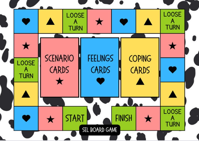 Social Emotional Learning Board Game - Etsy