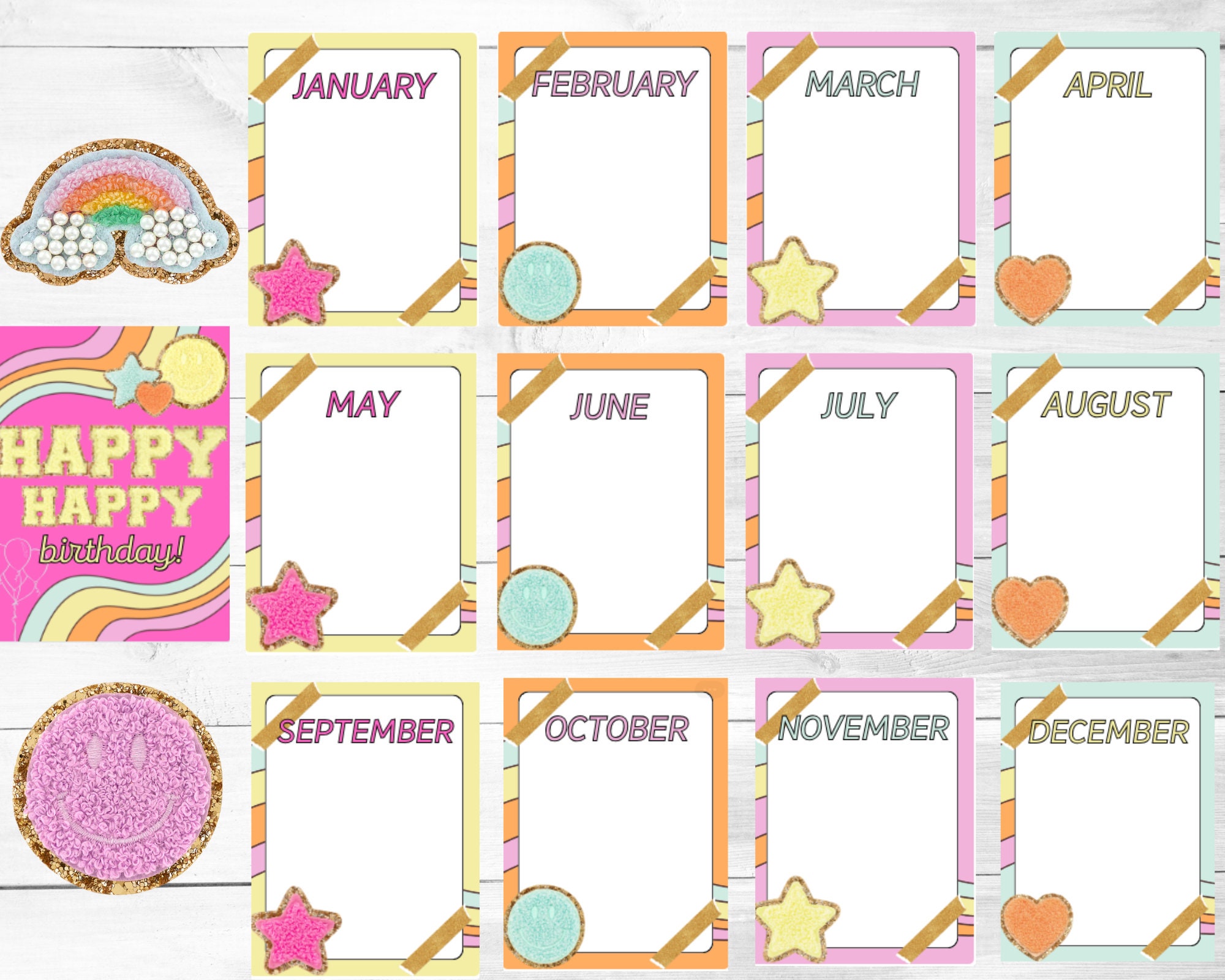 Letter Patch Classroom Bundle - Etsy