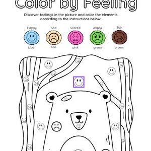 Color by Feeling Pack 1 - Etsy