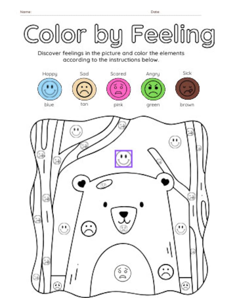 Color by Feeling Pack 1 - Etsy