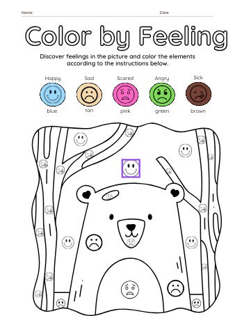 Color by Feeling Pack 1 - Etsy