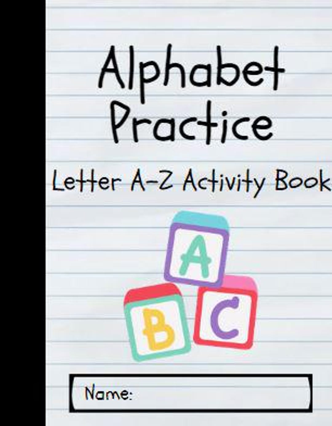 Letter Practice Activity Book (letters A-Z) - Etsy