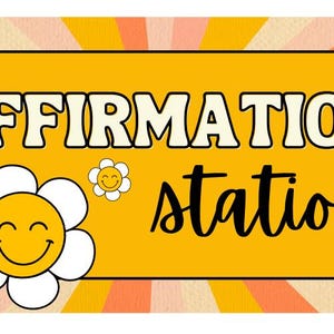 GROOVY Affirmation Station - Etsy