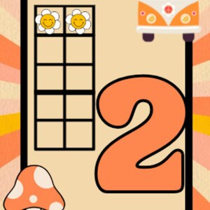 Groovy Number Posters - Etsy