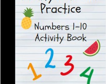1 - 10 Numbers Lessons Printable | Printable Activity Book | Learning ...
