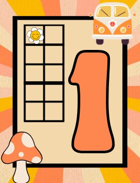 Groovy Number Posters - Etsy