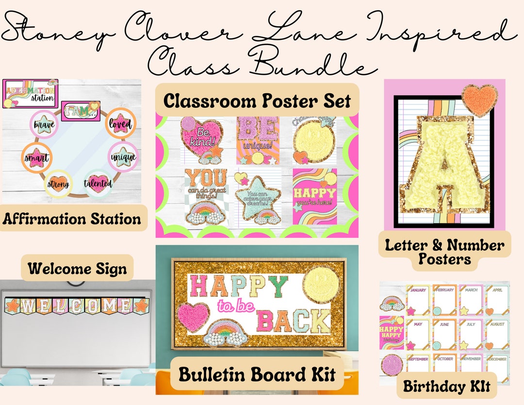 Letter Patch Classroom Bundle - Etsy