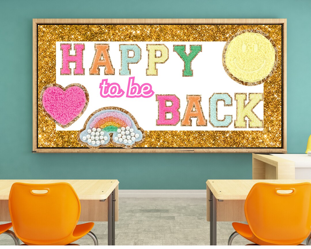 Letter Patches "back-to-school" Bulletin Board - Etsy