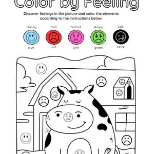 Color by Emotion Pack 1 - Etsy