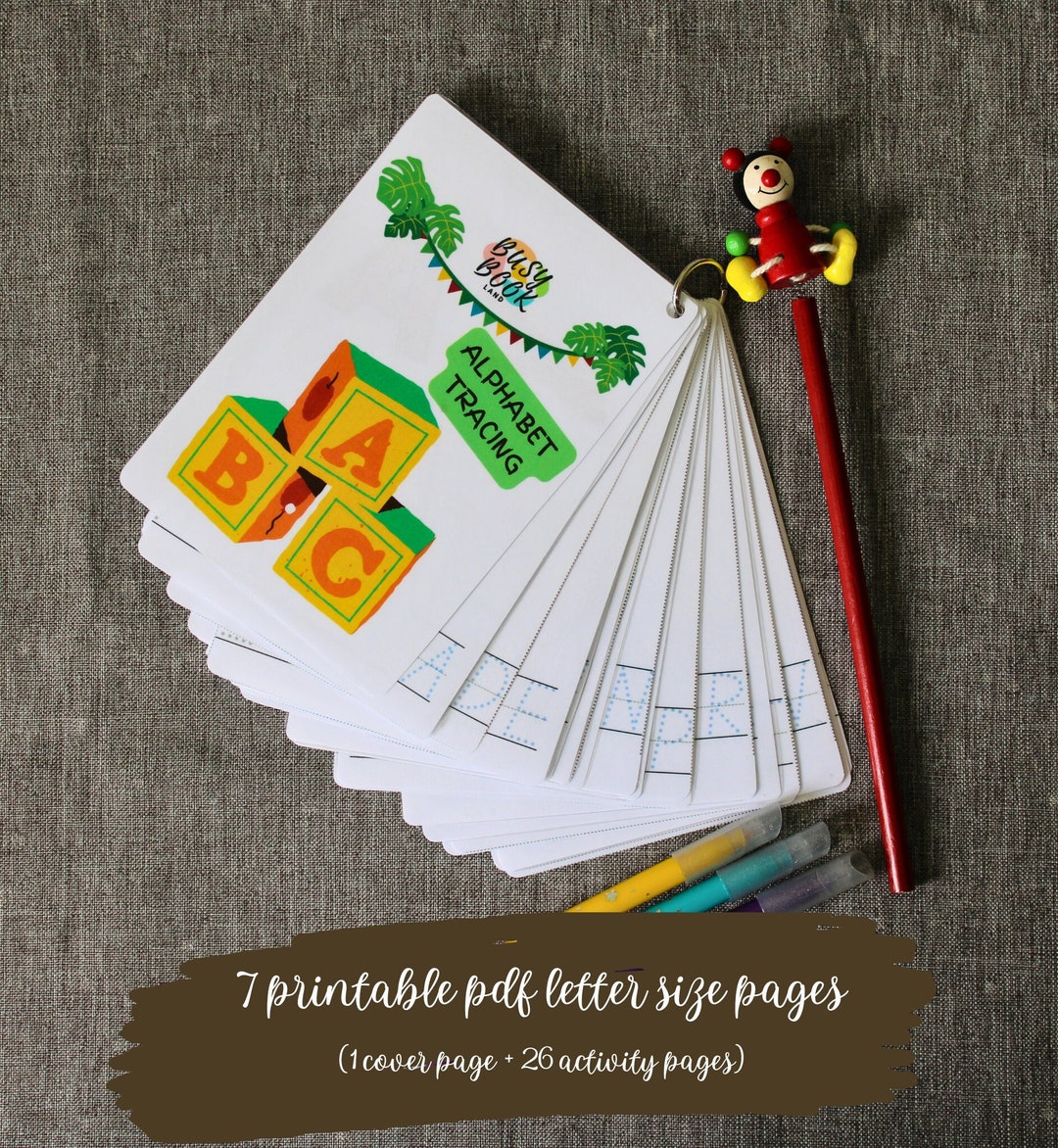 Alphabet Tracing Deck. Trace the Letter. Learn Handwriting - Etsy