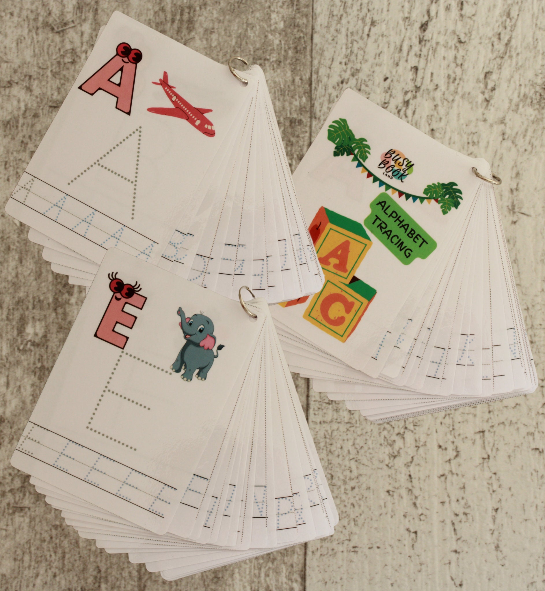 Bundle Tracing Letters, Numbers, Shapes Decks. Learn Handwriting ...