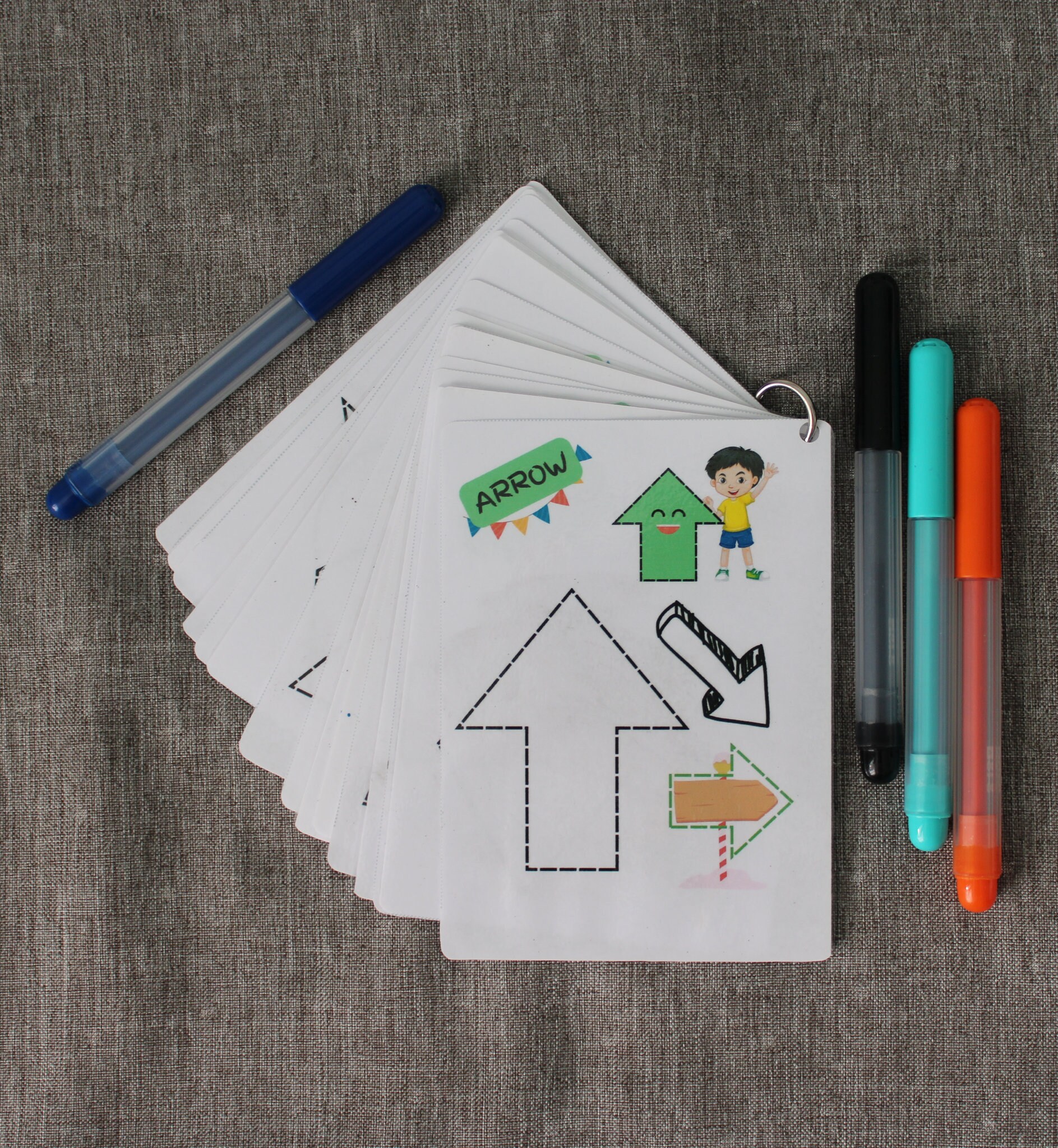 Shapes Tracing Deck. Trace the Shape. Learn Handwriting Preschooler. Long Rides Cards. Digital ...