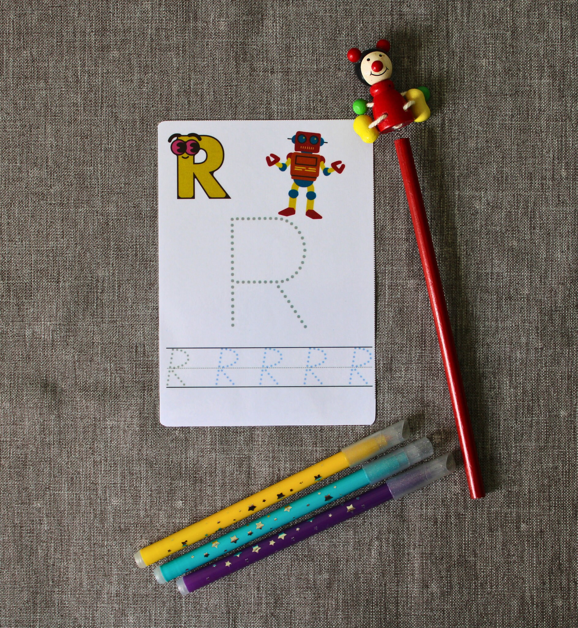 Alphabet Tracing Deck. Trace the Letter. Learn Handwriting - Etsy