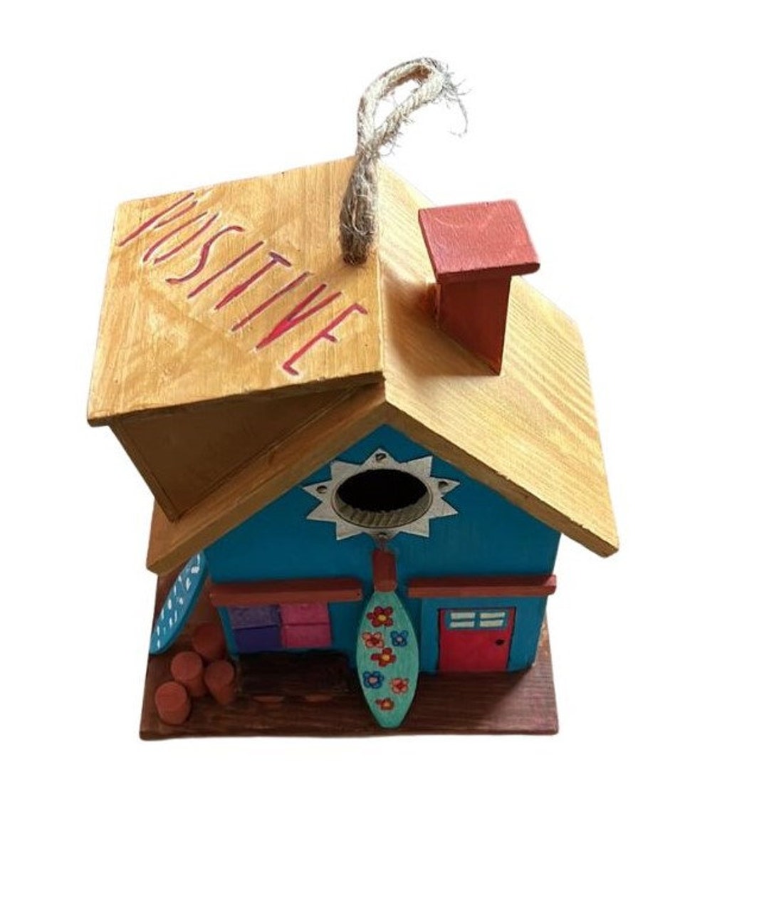 Beach Bum Bird Home Quirky Surf Shack Garden Decoration - Etsy