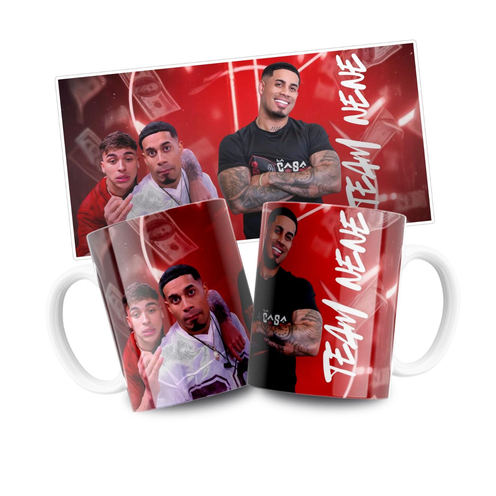 Team Nene Flores PNG Mug Design, Puerto Rico Urban Music (digital Art ...
