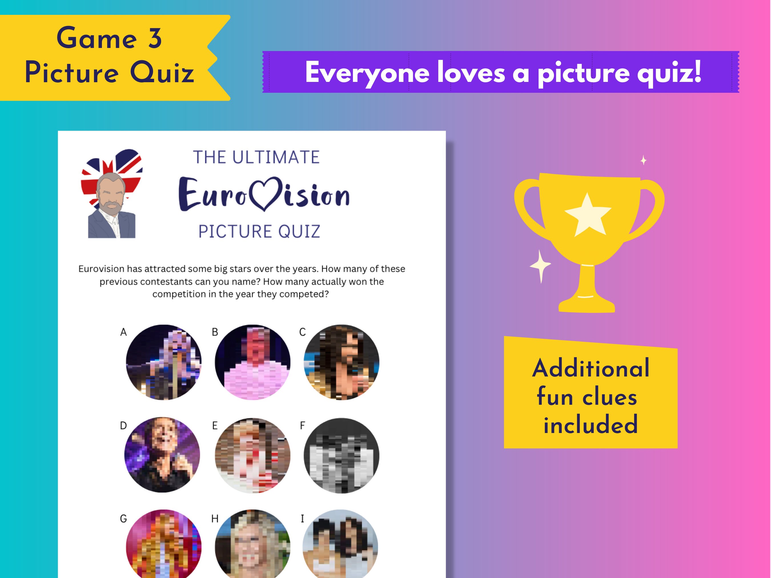 Eurovision 2023 Party Games Eurovision Song Contest Party - Etsy Canada