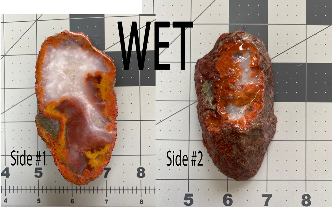 Beautiful-red Jasper Botryoidal Geode Filled With Calcite & Quartz--end ...