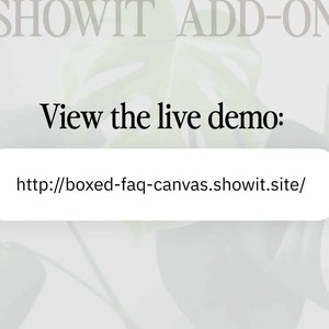 FAQ Showit Template, Premium Showit Website Template, FAQ Add-on Canvas ...