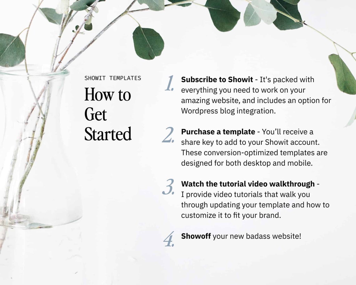 Premium Showit Website Template, Website Templates Photography, Showit ...