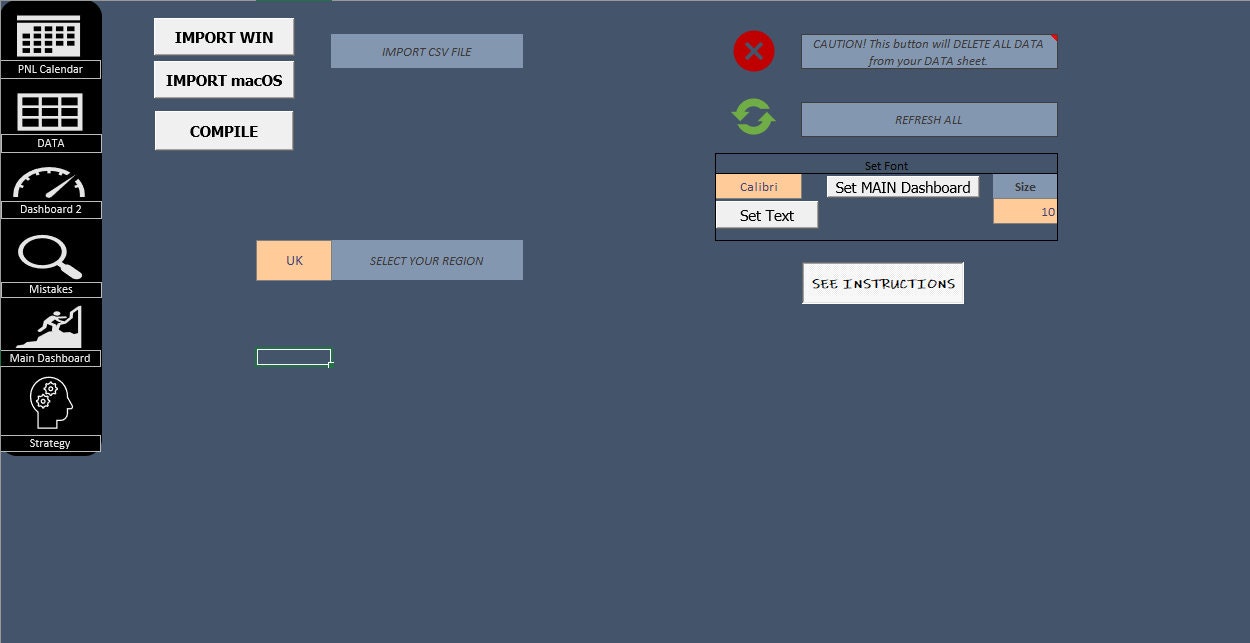 Metatrader 4 Excel Trade Tracking Journal Spreadsheet, Import From a ...