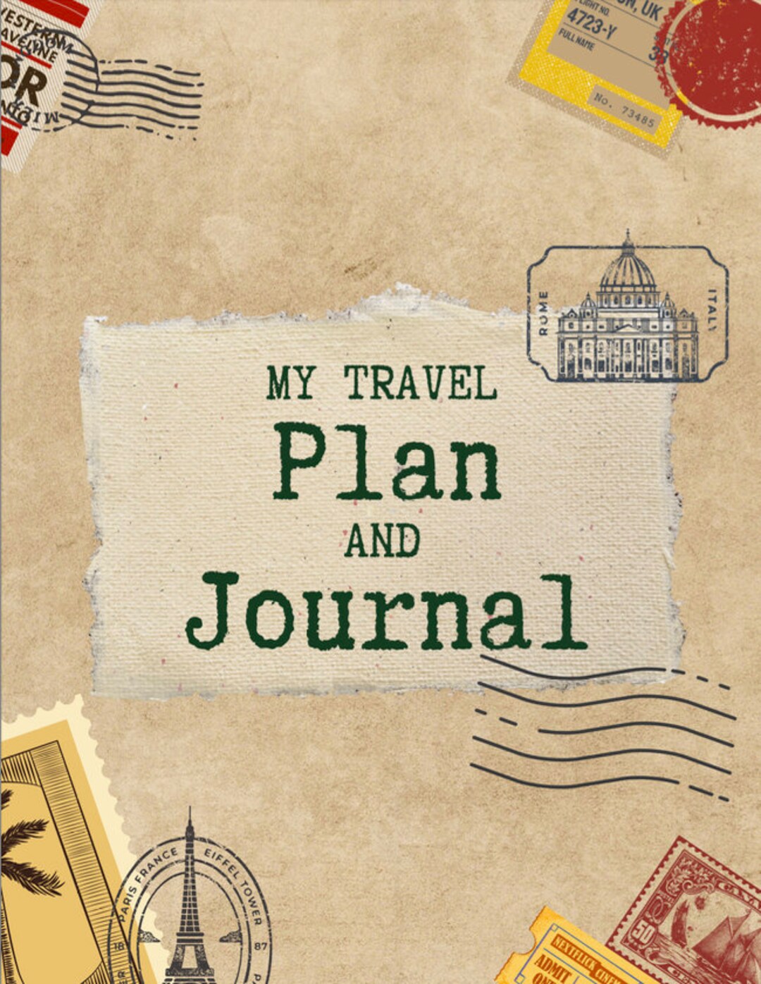 Travel Plan and Journal Printable Booklet - Etsy