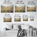 Flower Meadow Canvas Wall Art Print Wildflower Field Art Floral Wall