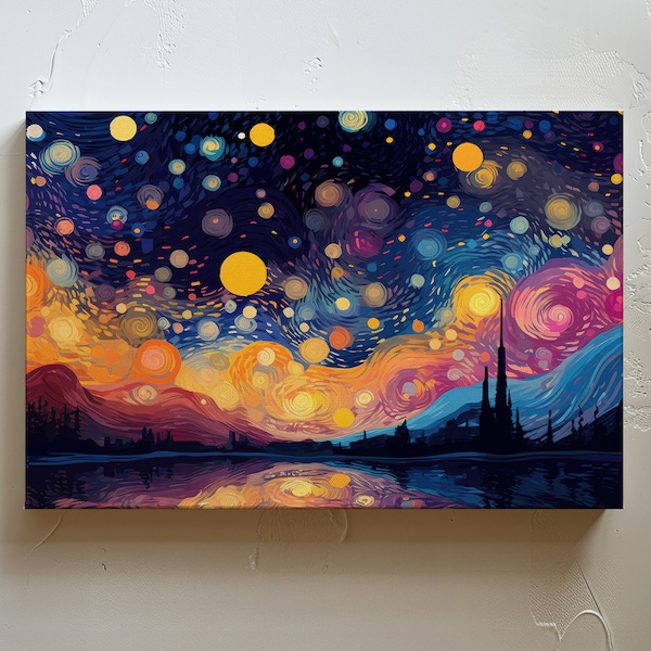 Starry Sky Painting - Etsy