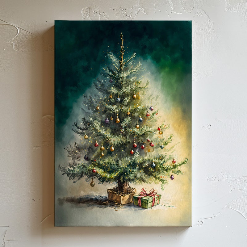 Christmas Tree Art - Etsy