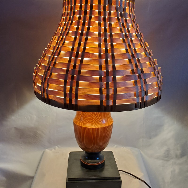 Wood Lamp Table - Etsy