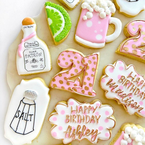 Shop 21st Birthday Cookie Online - Etsy