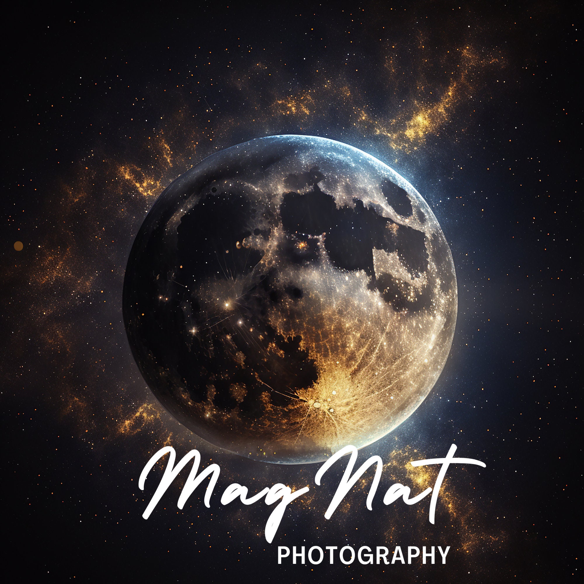 4 Full Moon Backdrop Full Moon Overlay Digital Backgrounds - Etsy