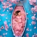 Cherry Blossoms Boat Maternity Digital Backdrop Overlay - Etsy