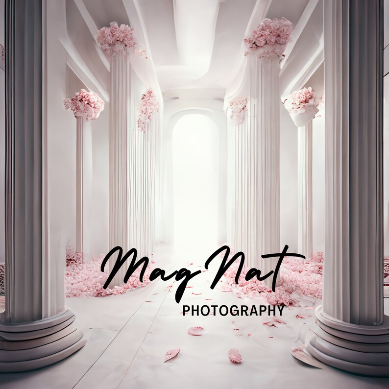 12 Backlit White Floral Digital Backdrops Whimsical - Etsy