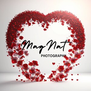 Heart Backdrop Background Digital Download Backlit Maternity Backdrop ...