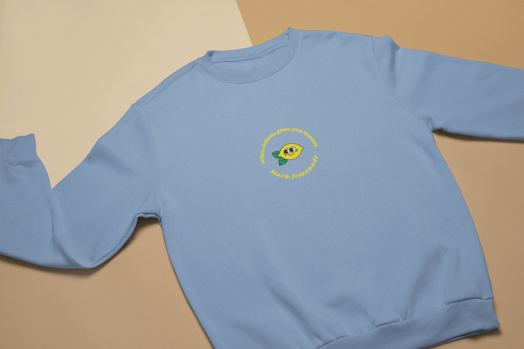NCT When Johnny Gives You Lemons Mark Lemonade Sweatshirt - Etsy