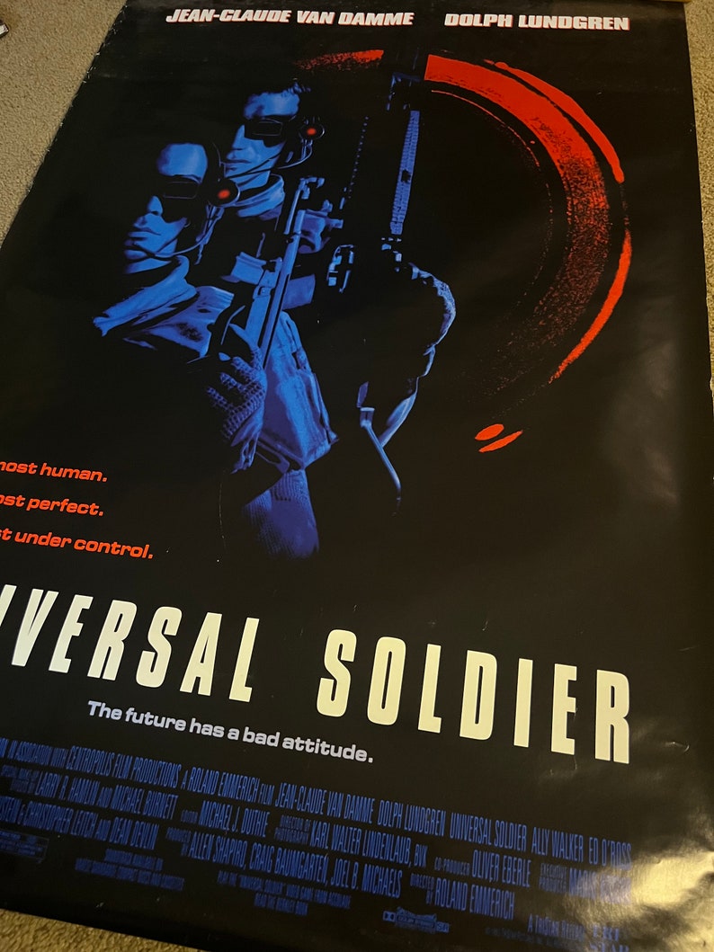 Universal Soldier Movie Poster 1992 - Etsy