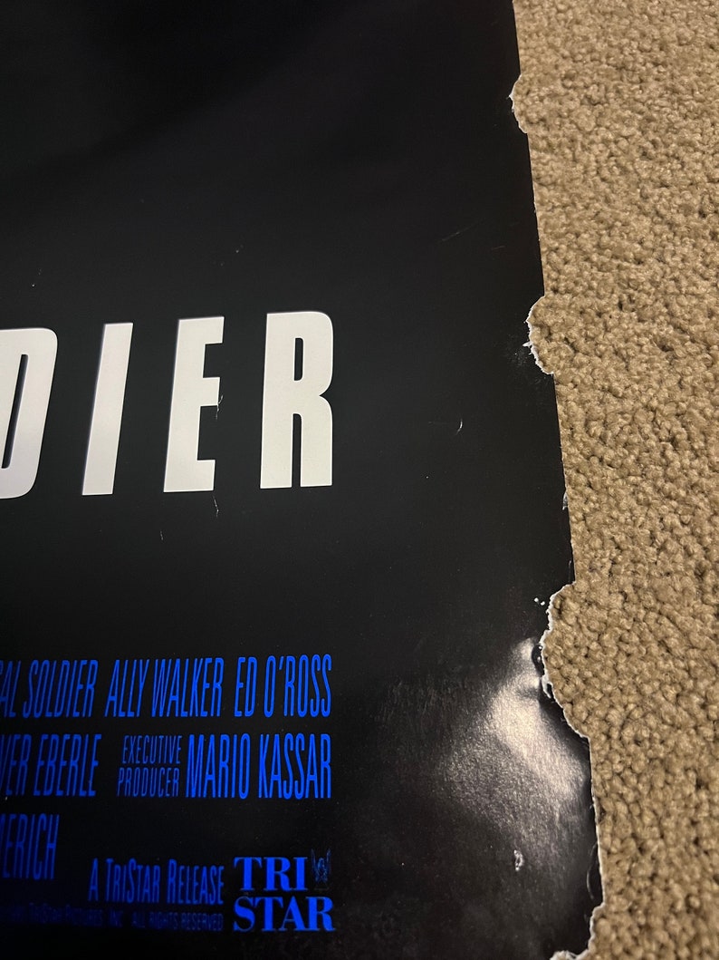 Universal Soldier Movie Poster 1992 - Etsy