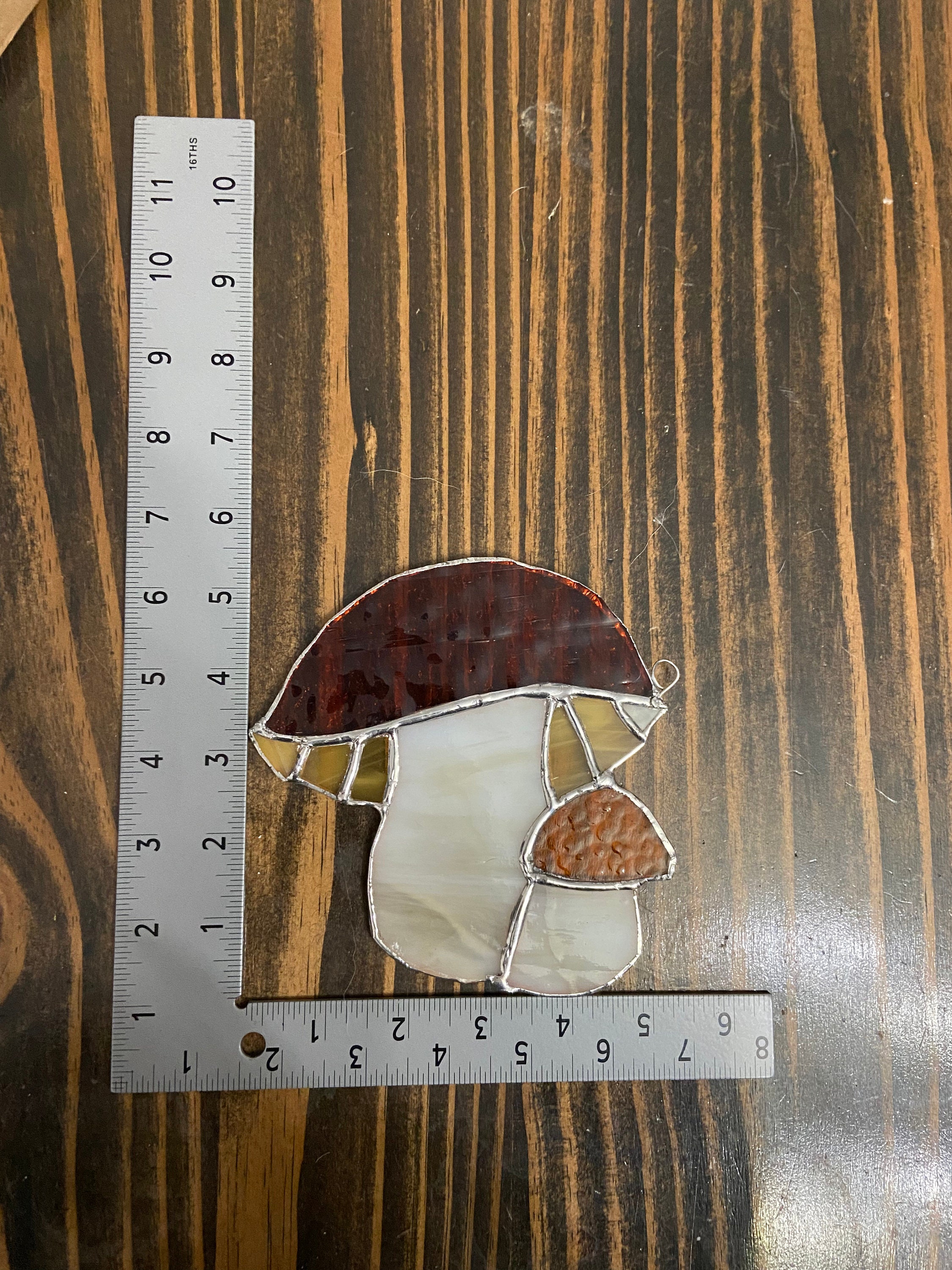 Mushroom Stained Glass. Mushroom Sun Catcher. Window Decor Stained ...