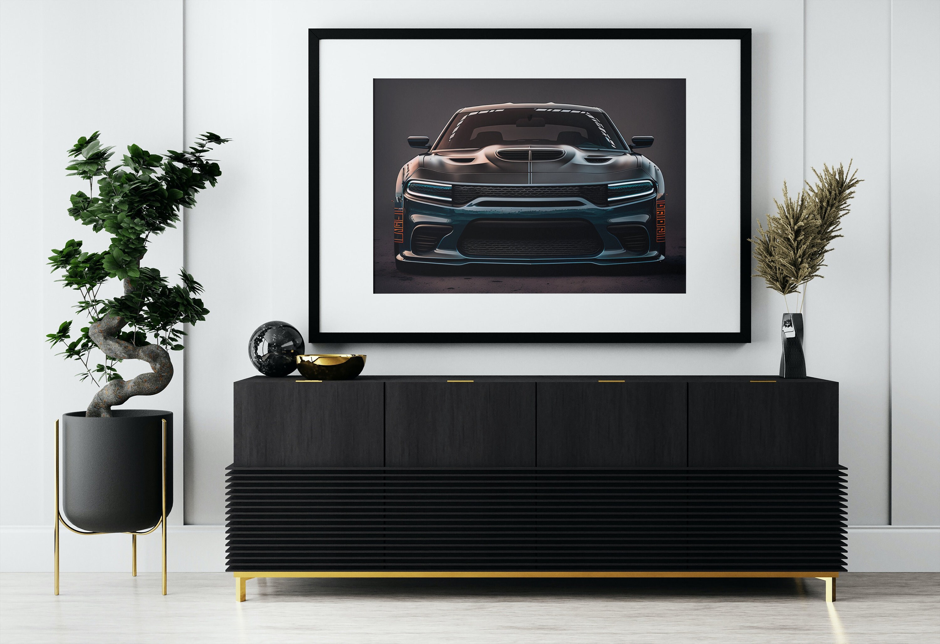 Unique Concept Dodge Charger Digital Art for Poster Style Digital Car ...