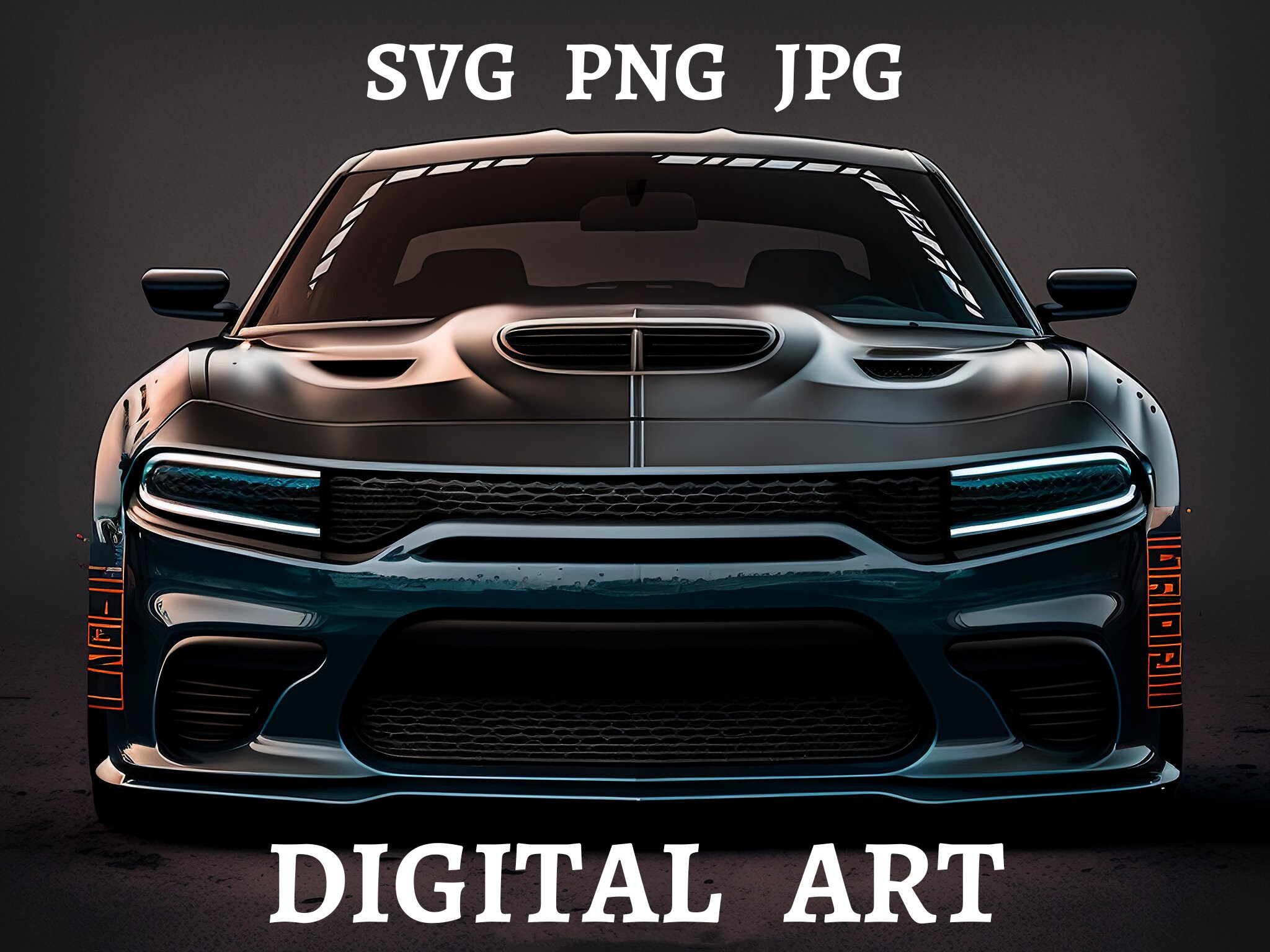 Unique Concept Dodge Charger Digital Art for Poster Style Digital Car ...