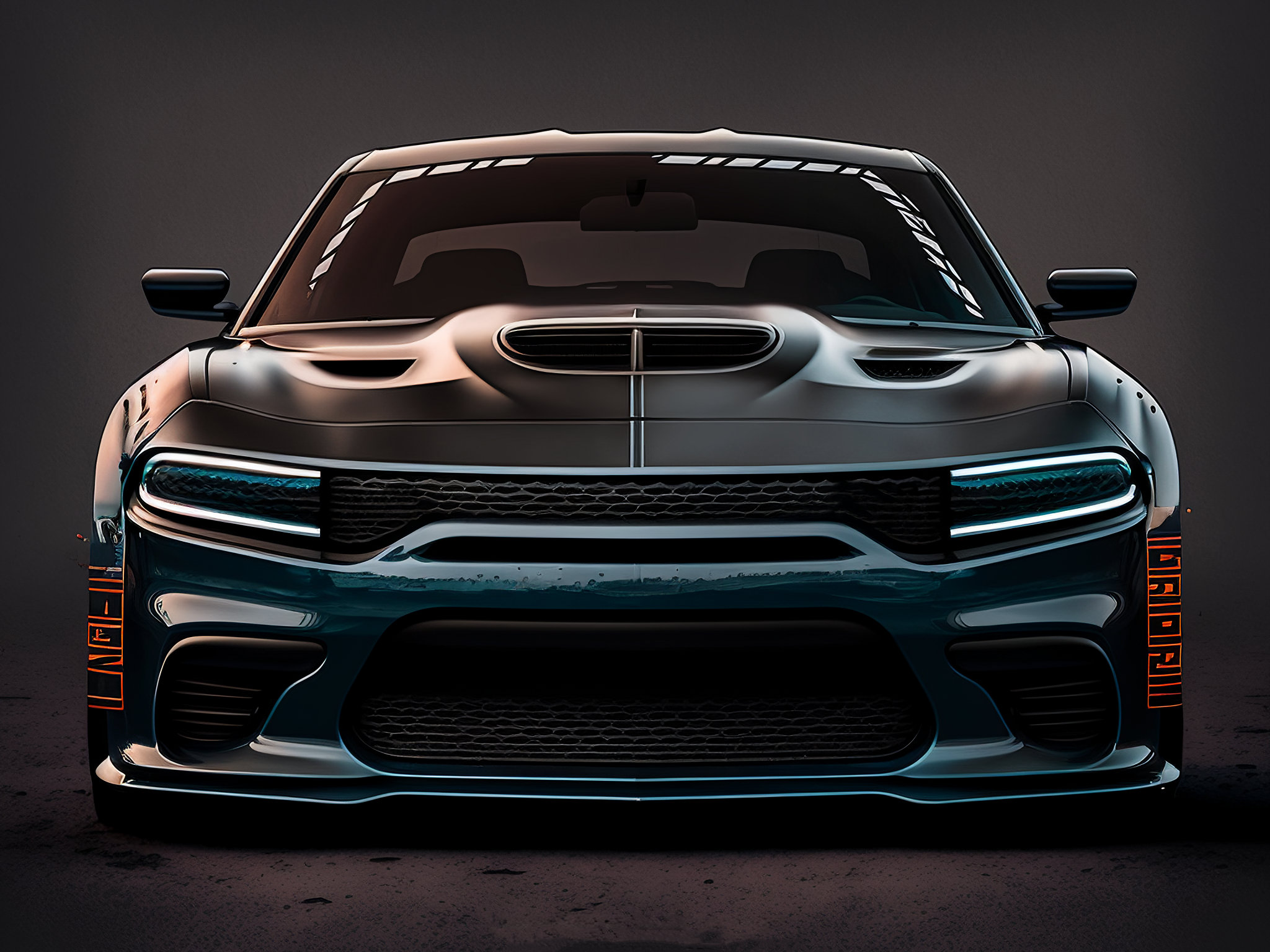 Unique Concept Dodge Charger Digital Art for Poster Style Digital Car ...