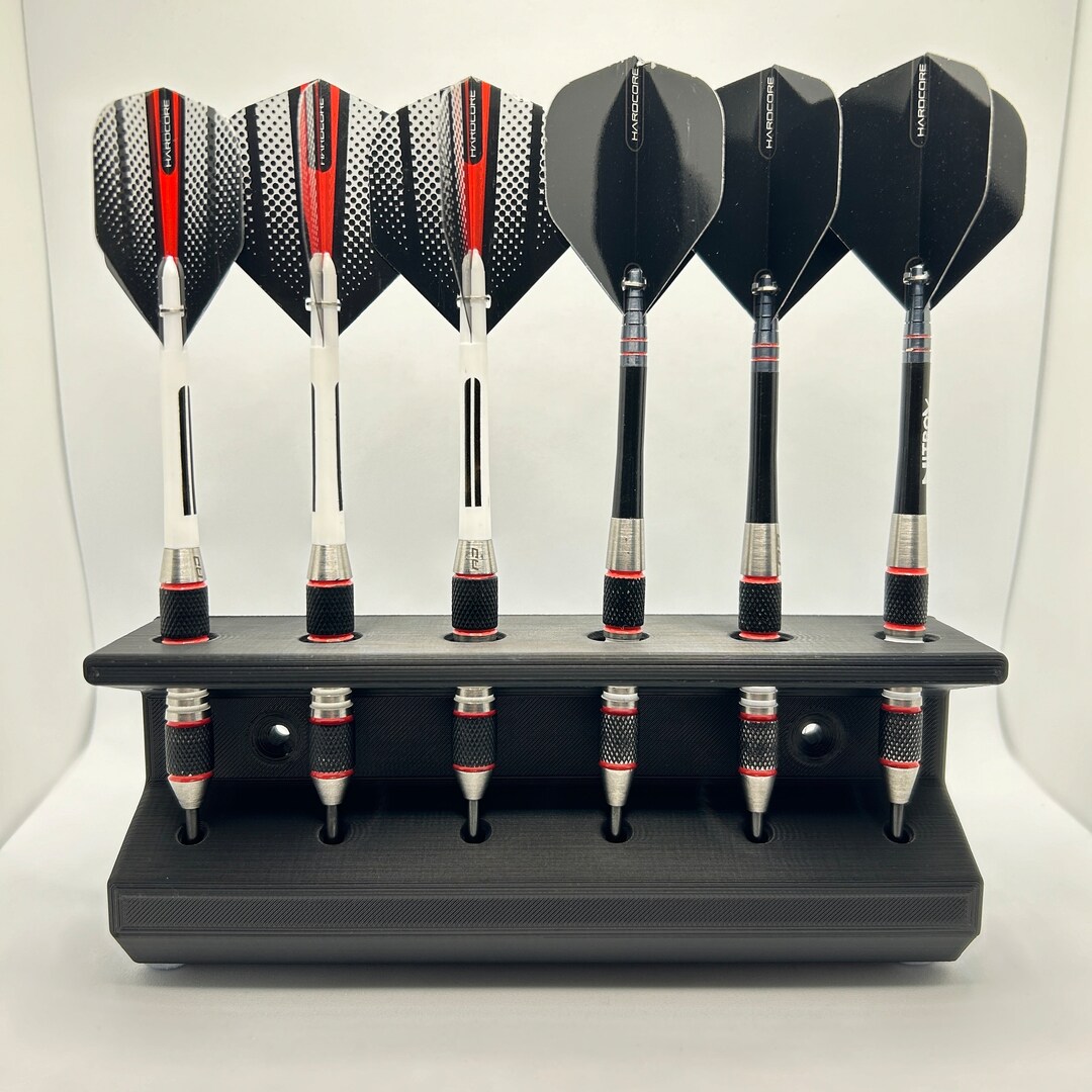 Dart Holder & Organizer – Holds 6 Darts | Wall-mount or Stand Option ...