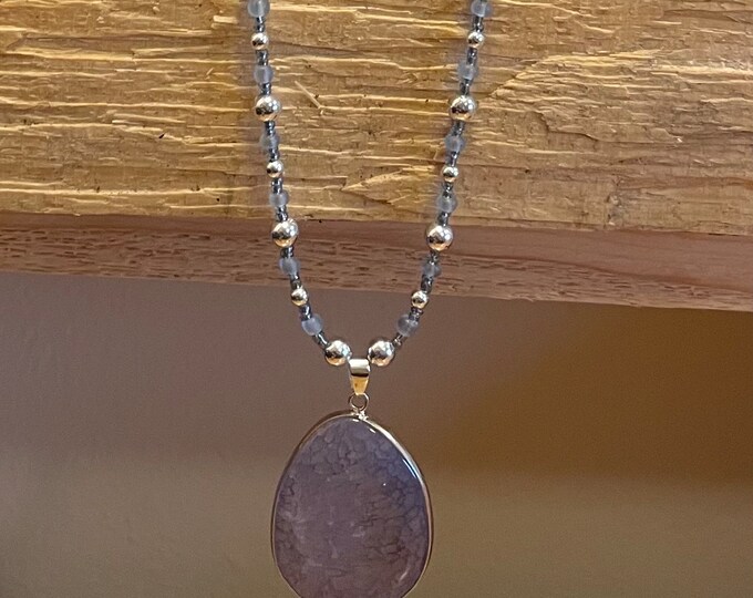 Moss Agate Necklaces, Unique Gemstone Jewelry, Big Bold Agate Pendant ...