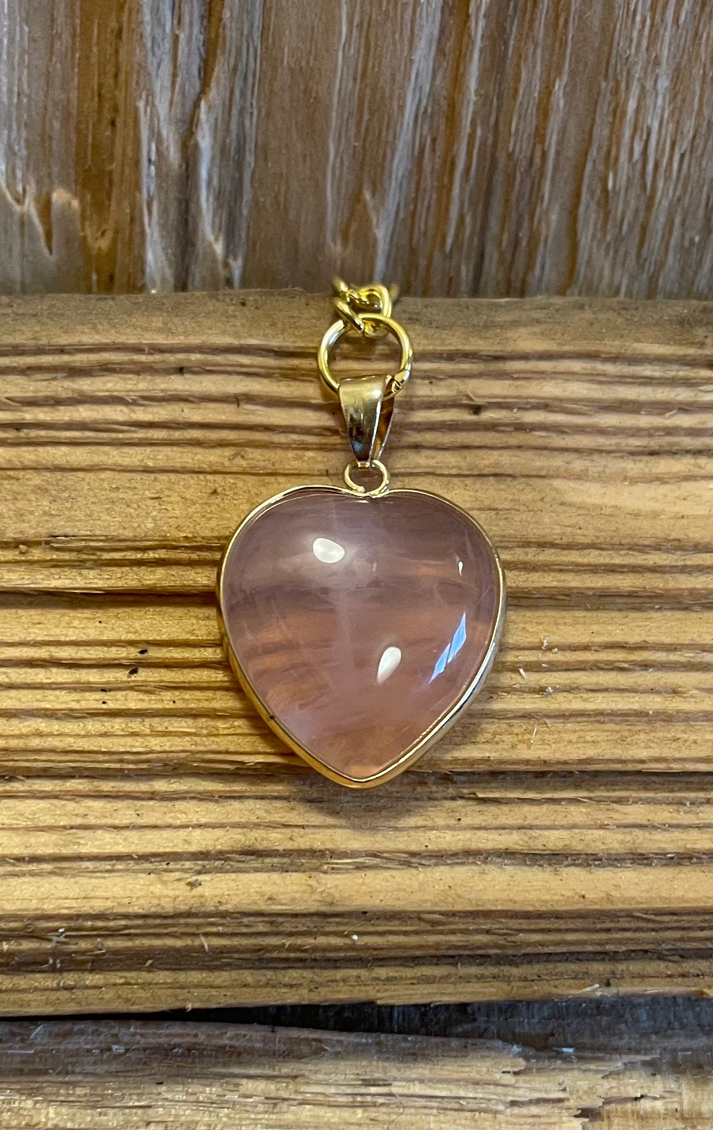 Rose Quartz Keychain Crystal Heart Key Chain Gemstone Keychain Jewelry ...