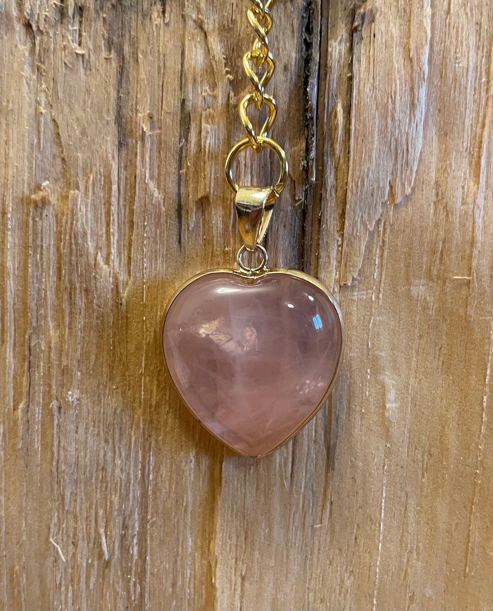 Rose Quartz Keychain Crystal Heart Key Chain Gemstone Keychain Jewelry ...