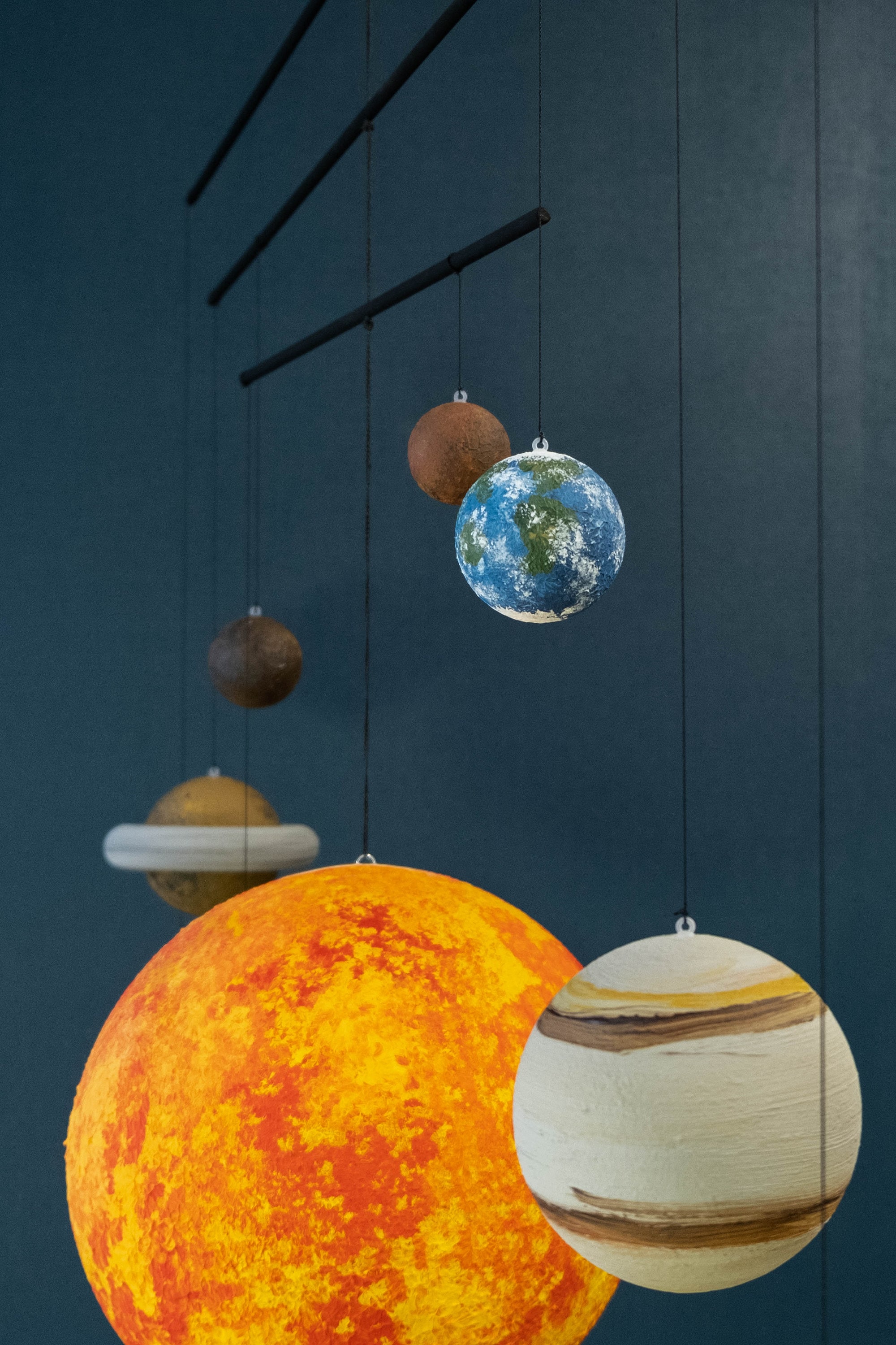 Exclusive Larger Solar System Planet Mobile, Hanging Sun and Planets ...