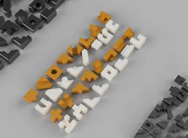 Montessori Shape Puzzle | STL File 3D Print | Mind Games | Digital ...